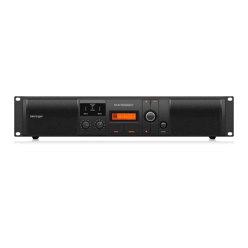 Behringer NX1000 Ultra Lightweight 1000W Class-D Power Amplifier w/ DSP ...